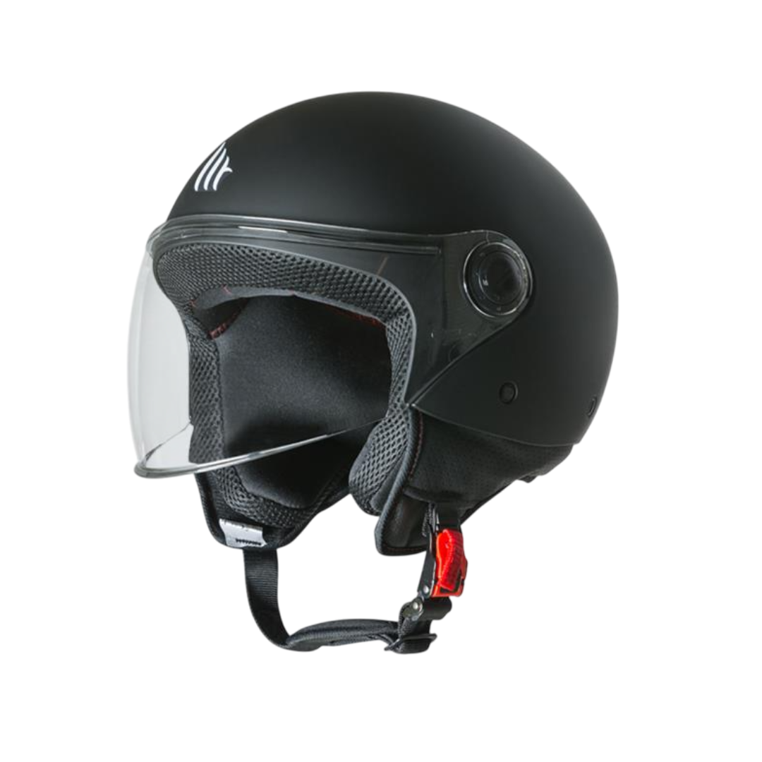 Helmet mt street s matt black - Fresh Parts