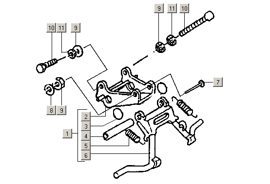 Gilera ICE 50 2T E2 2002-2005 – Middenstandaard – Fresh Parts