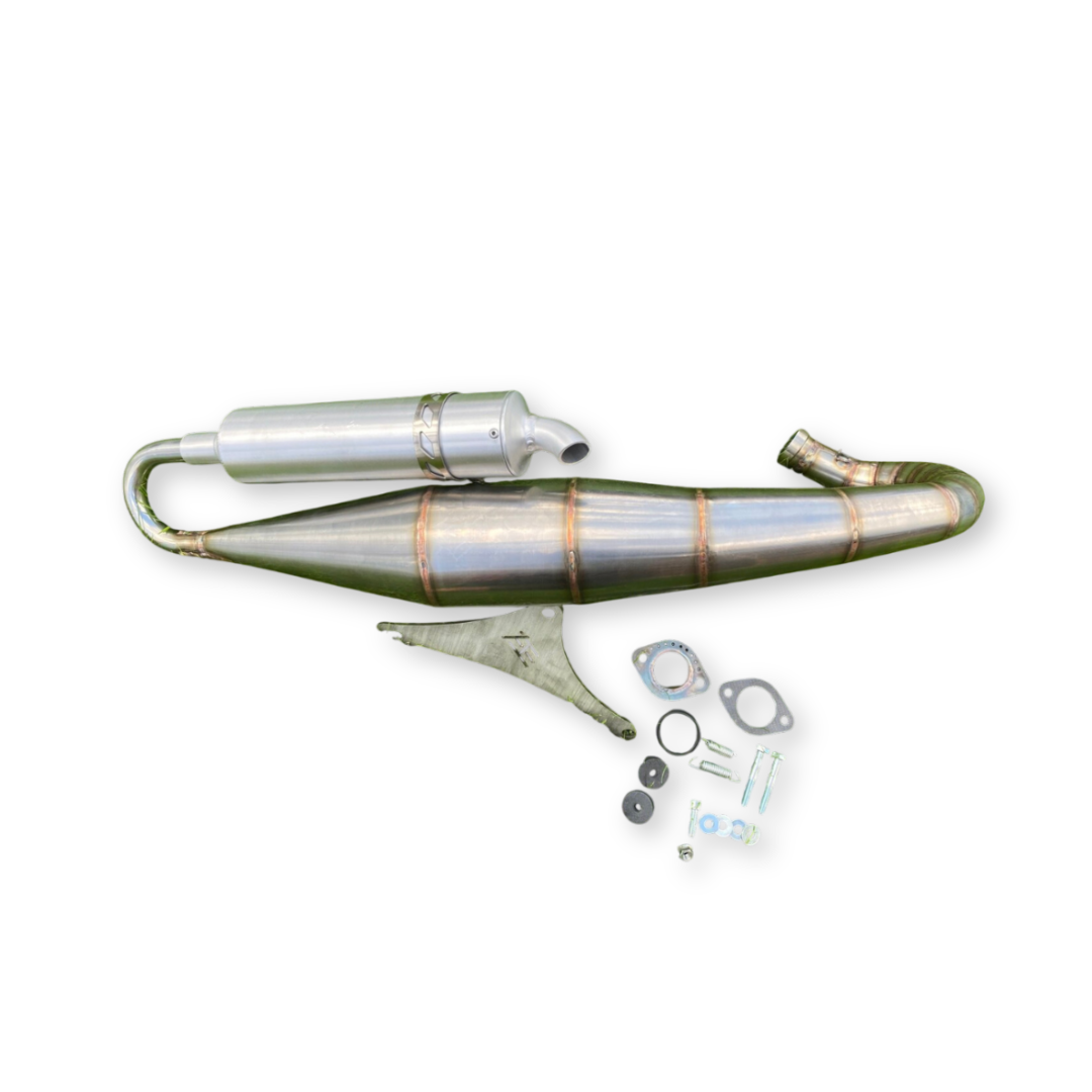 HT Race Exhaust Piaggio/Gilera 125-180cc 2T Parts – Fresh Parts