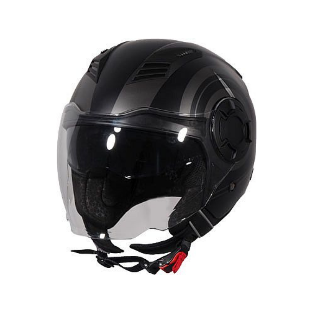 Helm vito isola mat zwart titanium - Fresh Parts