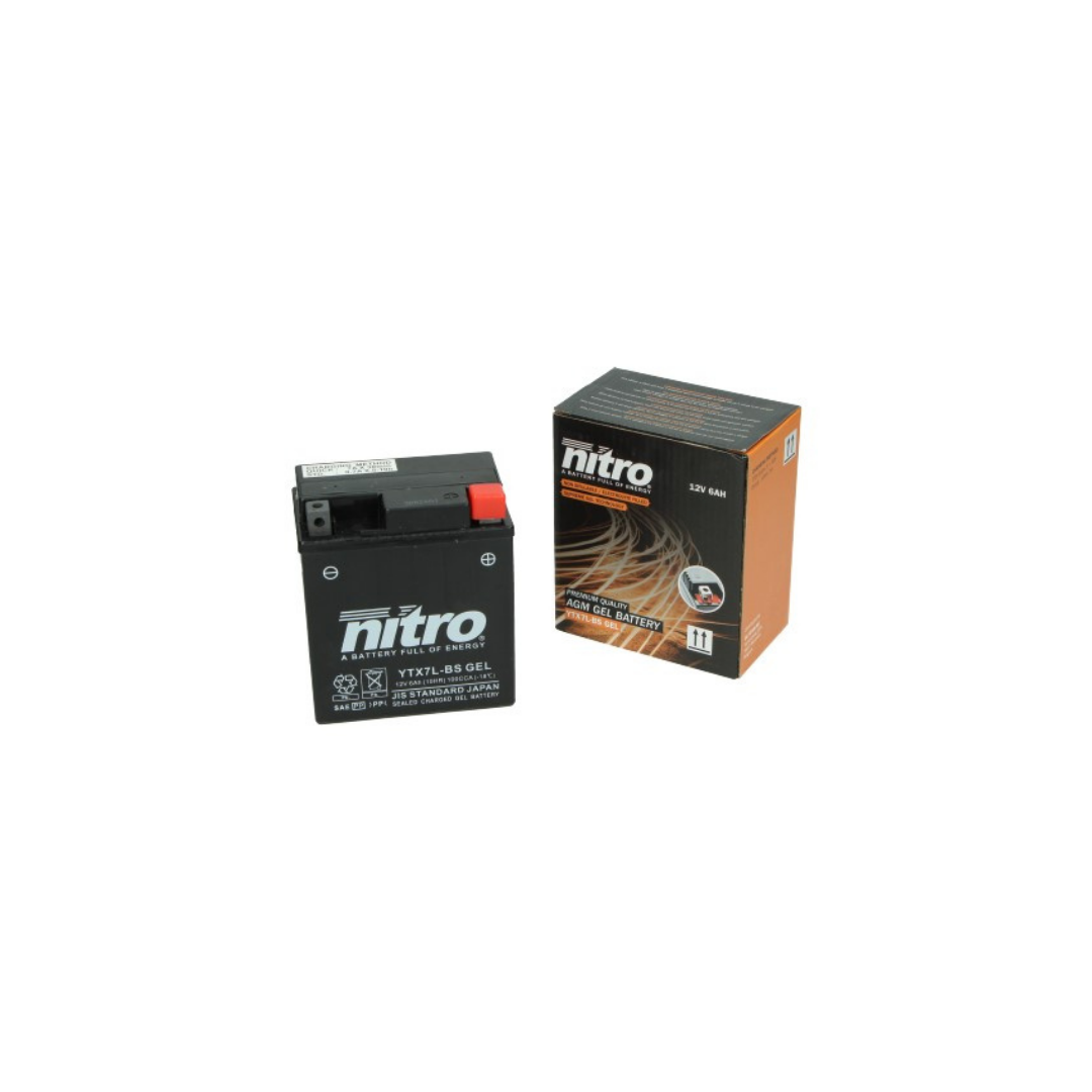 Nitro battery NTX7L-BS Piaggio Zip / Vespa Iget – Fresh Parts