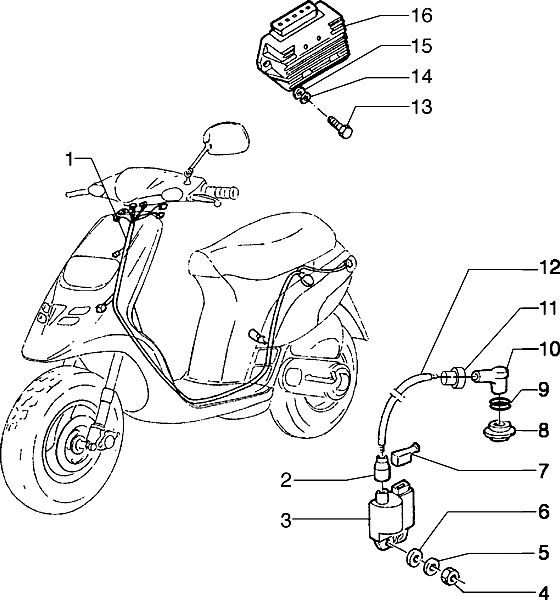 Piaggio Typhoon 50 – Elektrische Apparaten2 – Fresh Parts