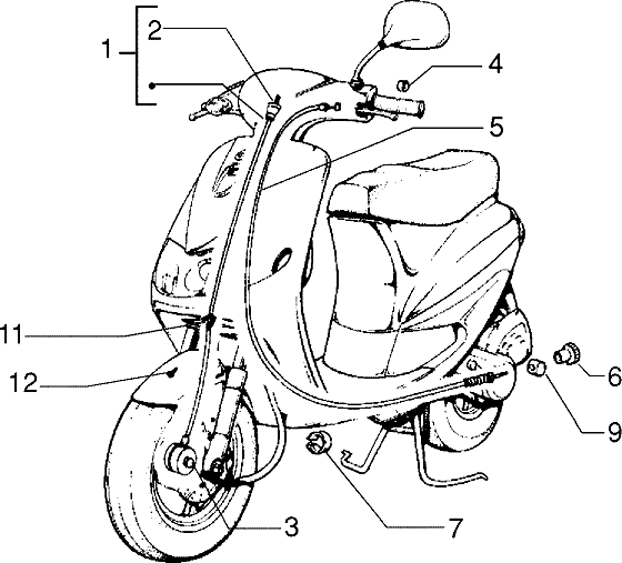 Piaggio Zip Fast Rider RST – Bowdenkabels2 – Fresh Parts