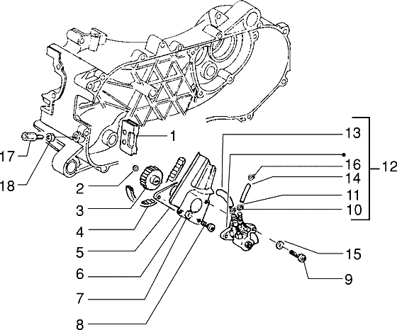 Piaggio Zip Type 3 – Oliepomp – Fresh Parts