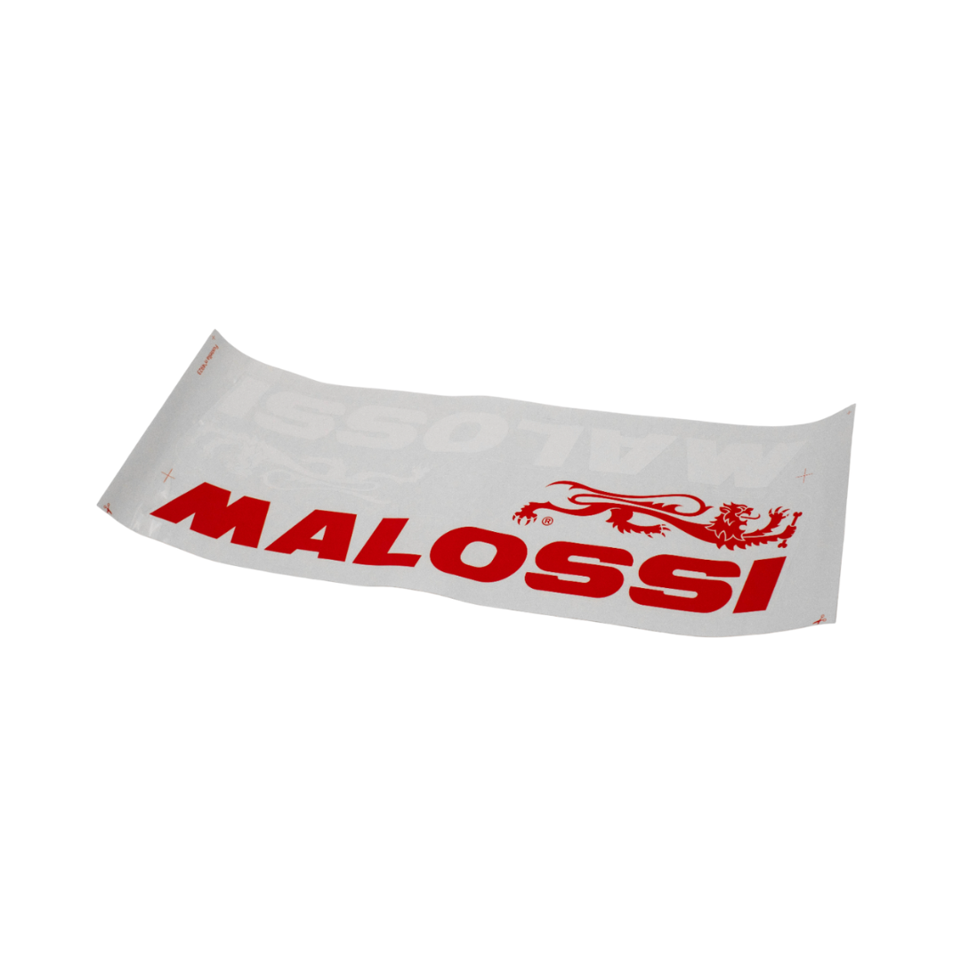Malossi stickers rood/wit 60x13,5 – Fresh Parts