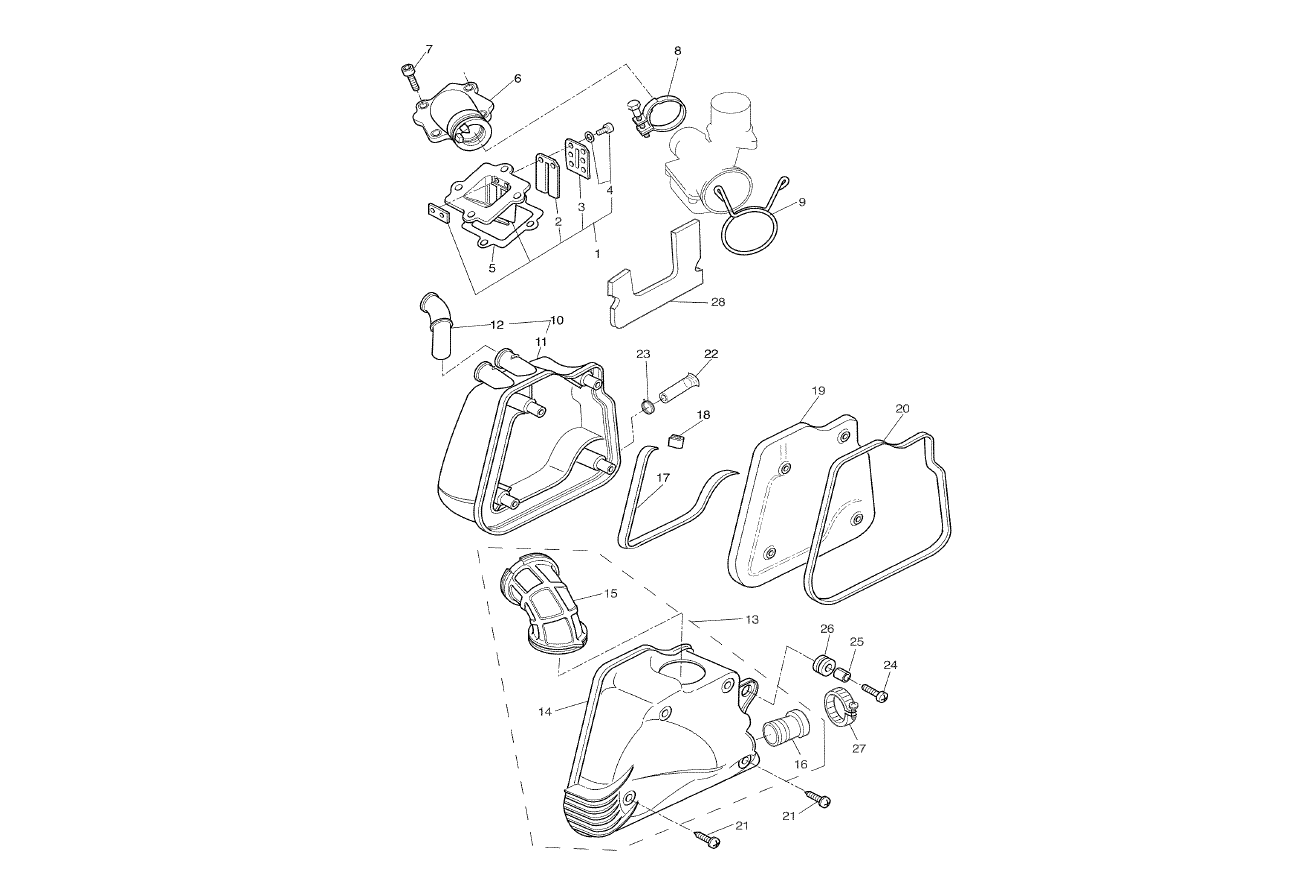 Yamaha Aerox 100 2T – Toevoer Luchtfilter – Fresh Parts